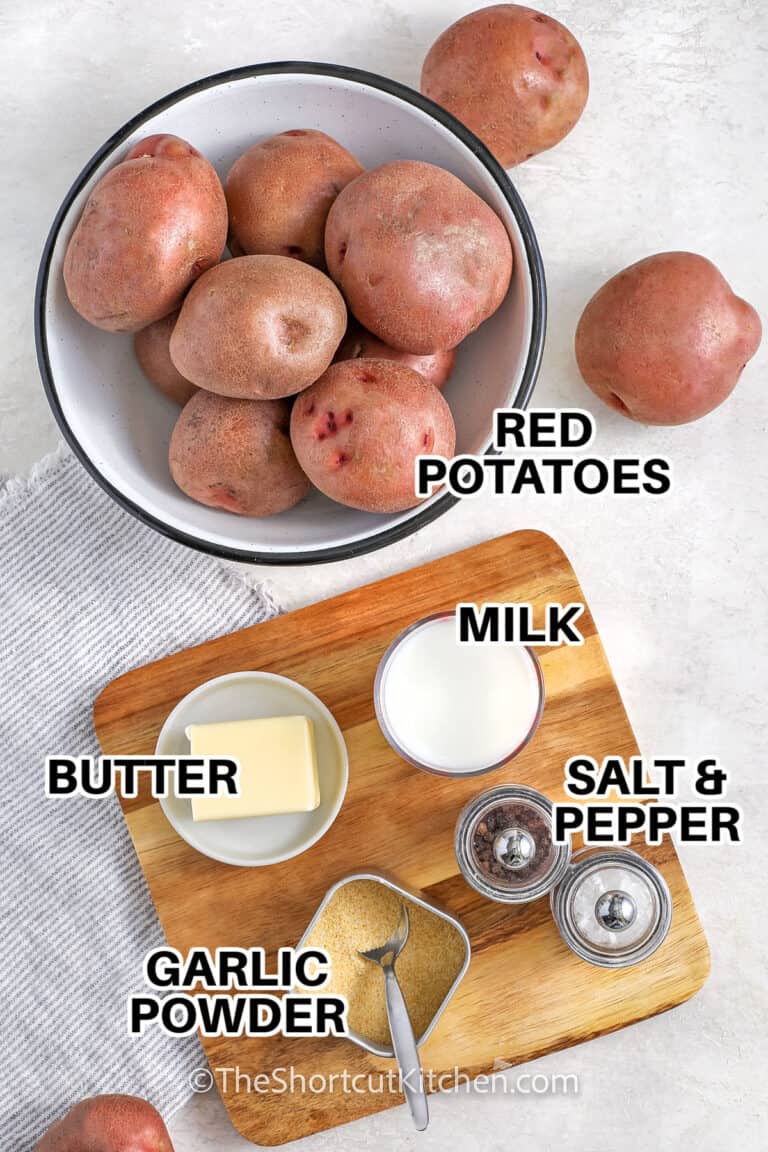 Red Mashed Potatoes (Fluffy & Creamy) - The Shortcut Kitchen