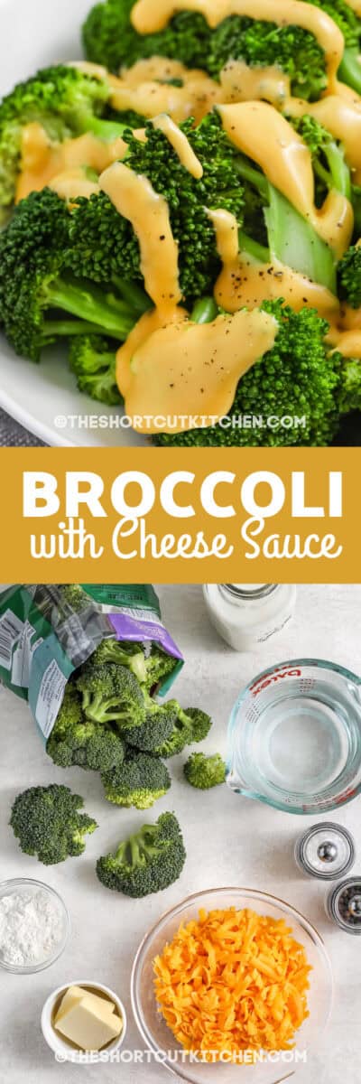 Broccoli with Cheese Sauce (Crisp & Cheesy) - The Shortcut Kitchen