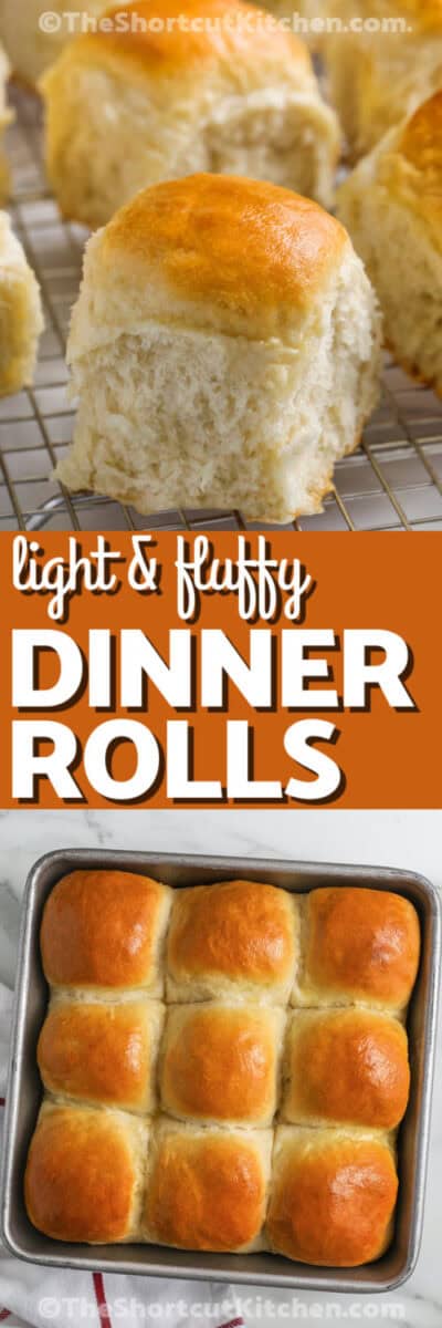 Quick Dinner Rolls (Light & Fluffy) - The Shortcut Kitchen