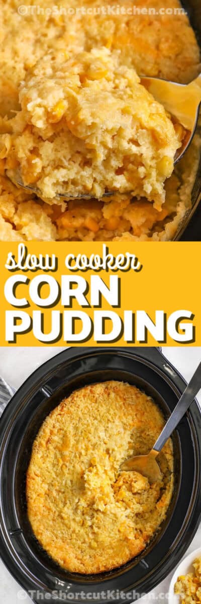 Slow Cooker Corn Pudding (Comforting and Flavorful) - The Shortcut Kitchen