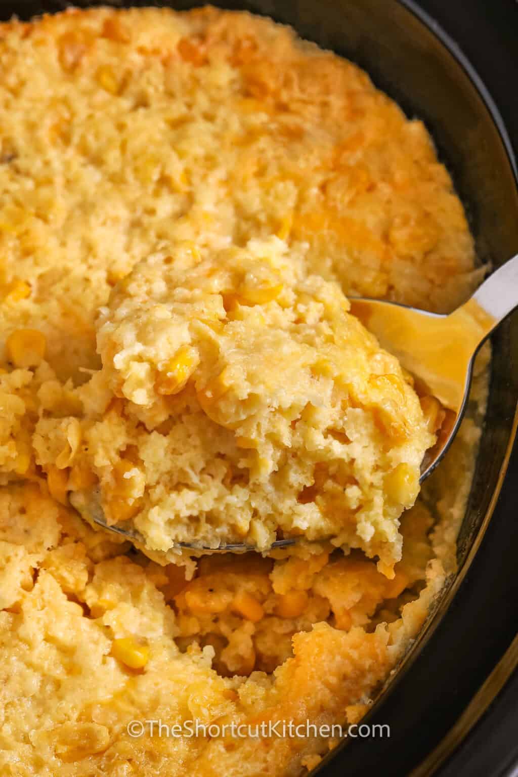 Slow Cooker Corn Pudding (Comforting and Flavorful) - The Shortcut Kitchen
