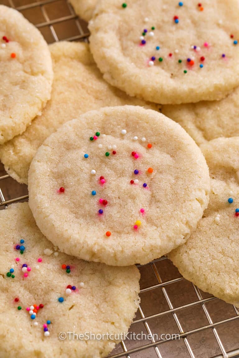 3 Ingredient Sugar Cookie Recipe (Sweet & Easy) - The Shortcut Kitchen