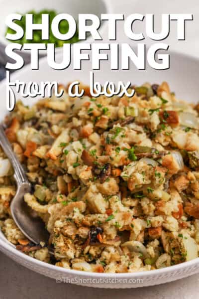 Shortcut Stuffing From A Box (So Easy!) - The Shortcut Kitchen