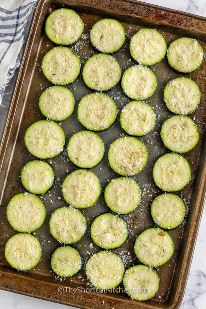 Baked Parmesan Zucchini (10 Minute Prep!) - The Shortcut Kitchen