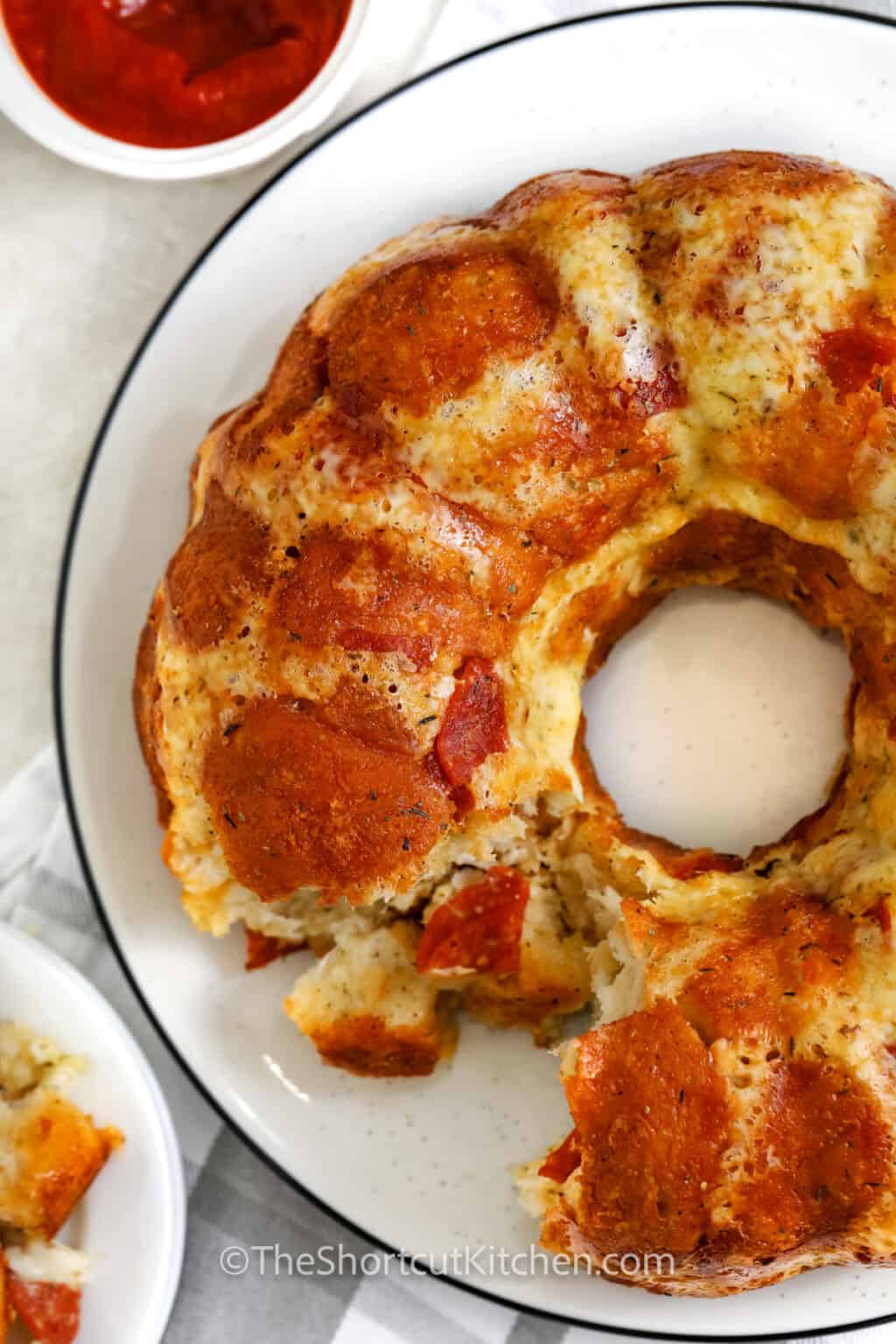 Pull Apart Pizza Bread (Savory Finger Food!) - The Shortcut Kitchen