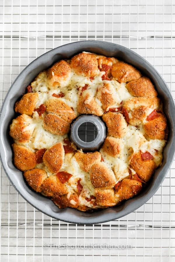 Pull Apart Pizza Bread (Savory Finger Food!) - The Shortcut Kitchen