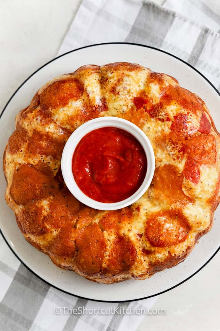 Pull Apart Pizza Bread (Savory Finger Food!) - The Shortcut Kitchen