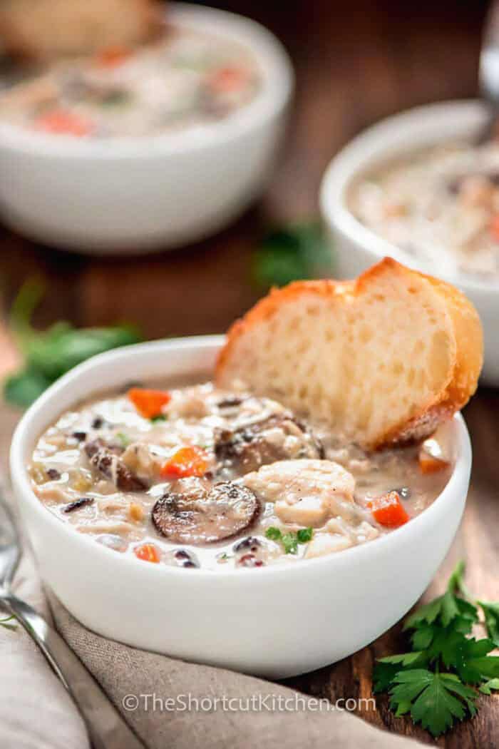 Slow Cooker Chicken Wild Rice Soup