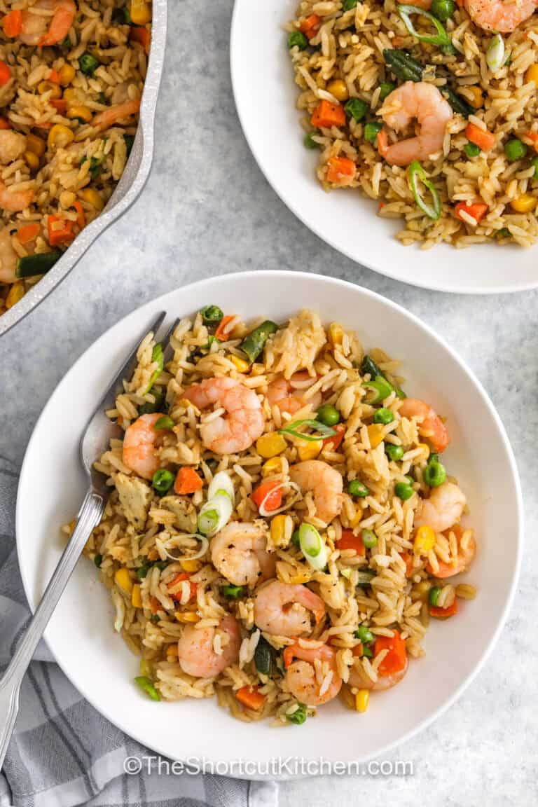 Shrimp Fried Rice (Easy Ingredients!) - The Shortcut Kitchen