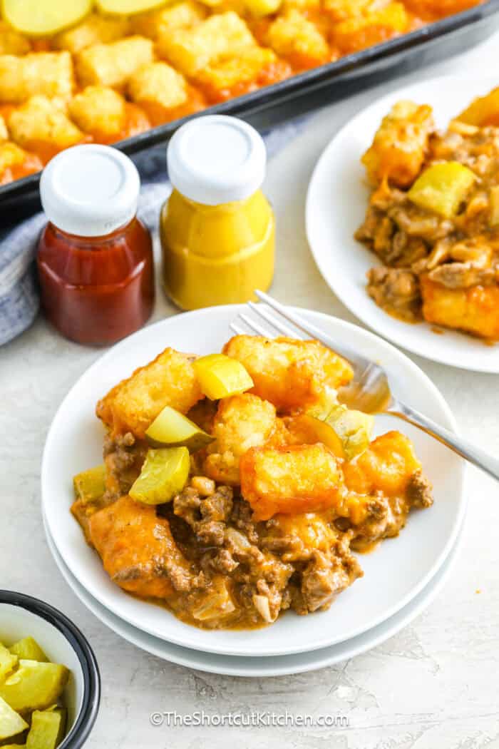 Cheeseburger Tater Tot Casserole