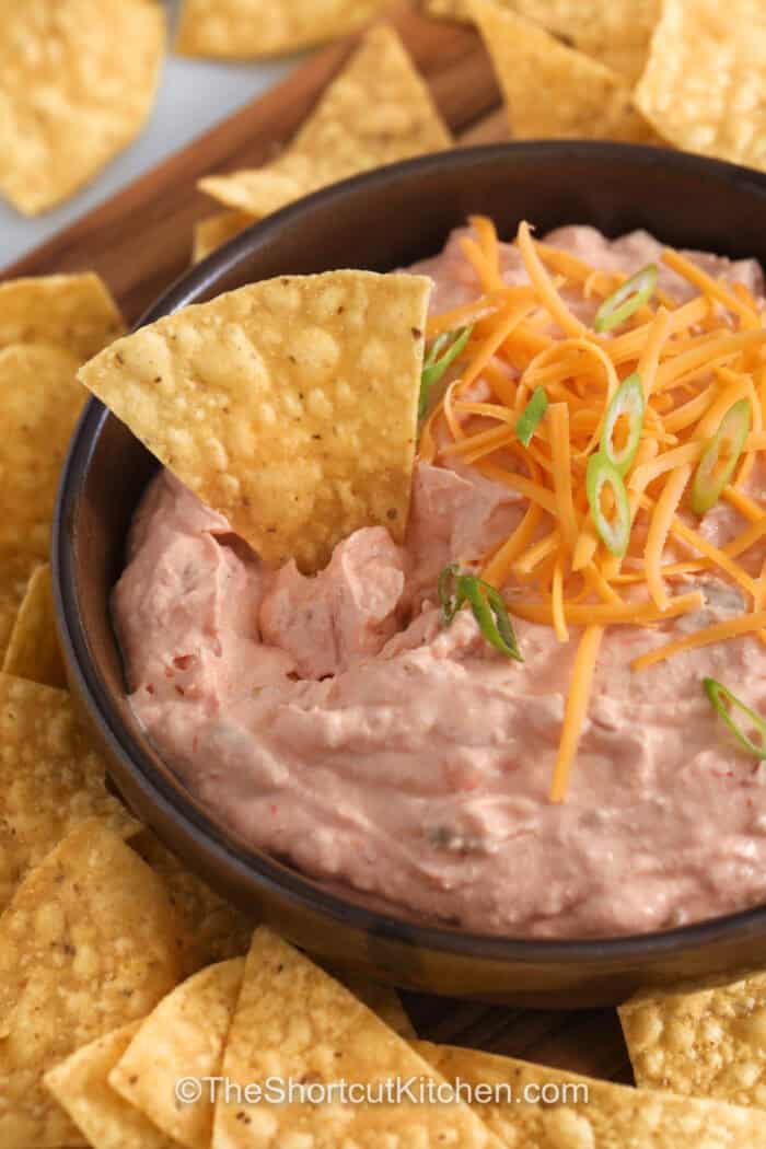 Cream Cheese Salsa Dip (2 Simple Ingredients)
